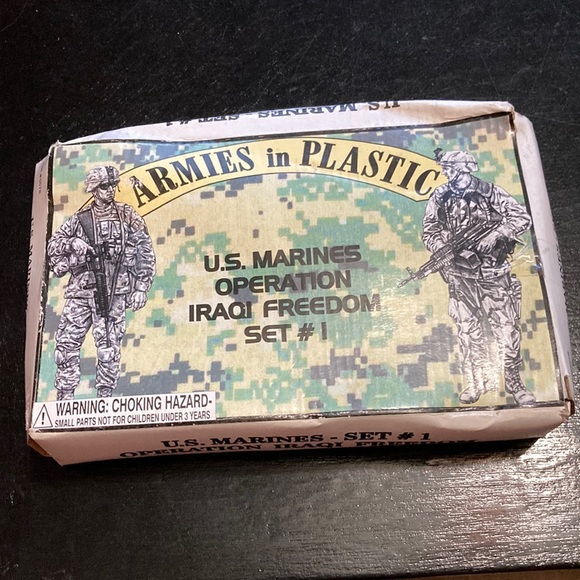 Vintage | Toys | Armies In Plastic Us Marines Iraqi Freedom 5578 | Poshmark